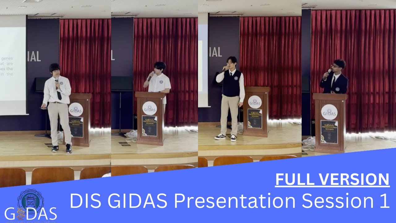 GIDAS Presentation Session 1 [2024/04/24]: FULL VERSION - YouTube