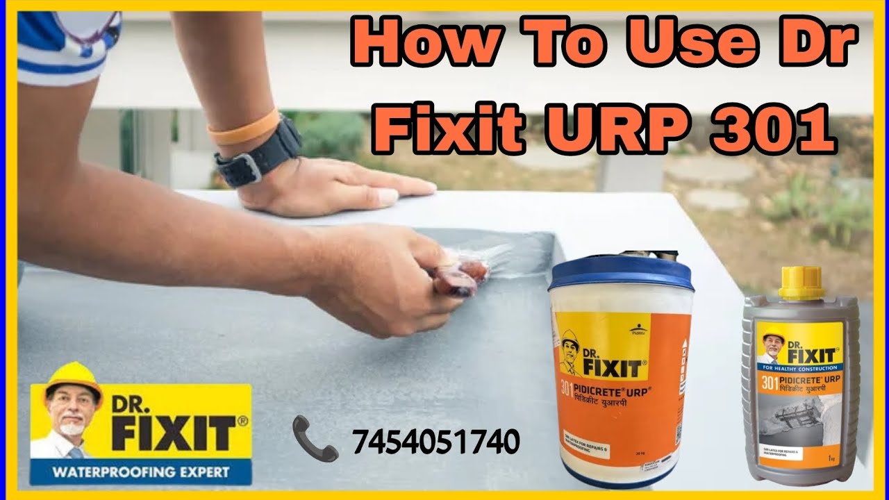 How to Use Dr Fixit 301 Pidicrete Urp | Dr Fixit urp 301 Use | Dr Fixit 301 Pidicrete Urp # ...