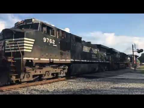 NS 9762 leads NS 222 Thru Norcross, GA 6/30/18 - YouTube