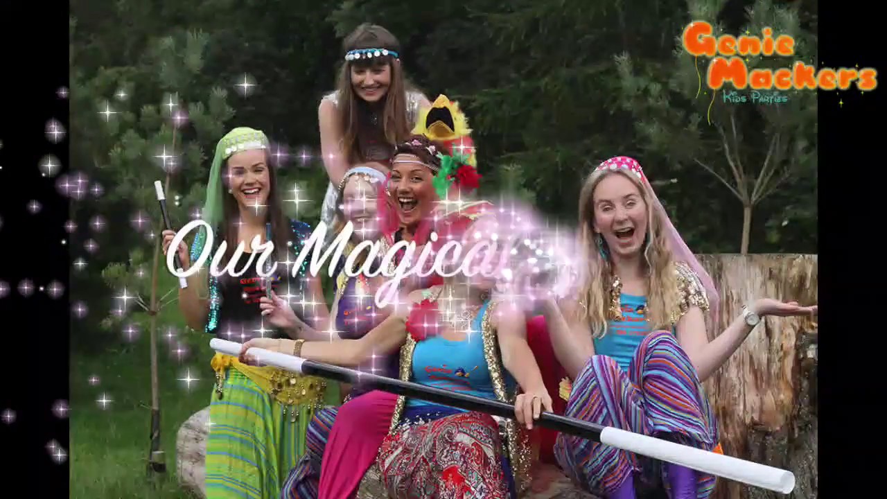Genie Mackers Magical Genie parties! - YouTube