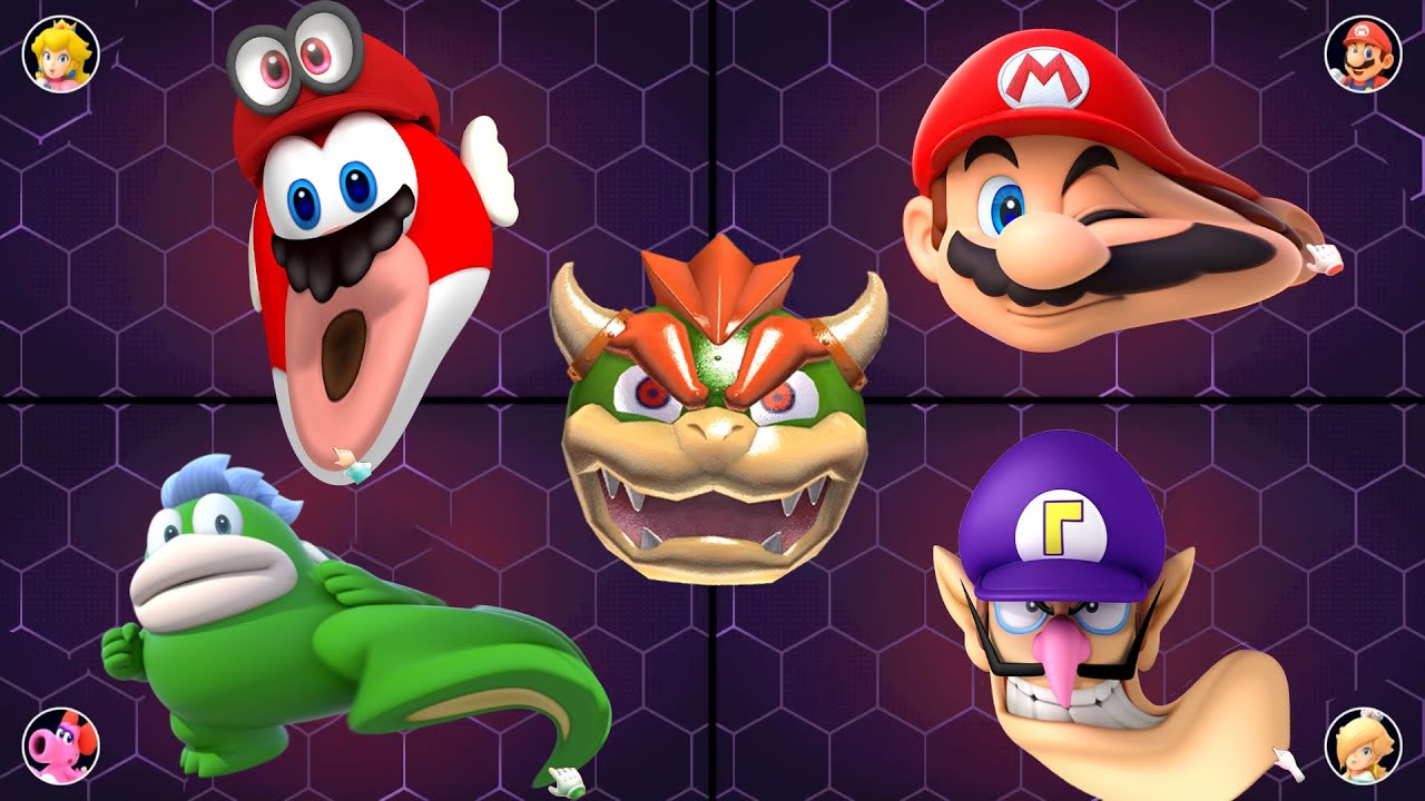 【마리오 파티 슈퍼스타즈】피치공주 vs 로젤리나공주 vs 마리오 vs 키노피코(마스터 CPU) - YouTube