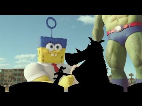Timon and Pumbaa Interrupt 8 SpongeBob II Sponge Out of Water