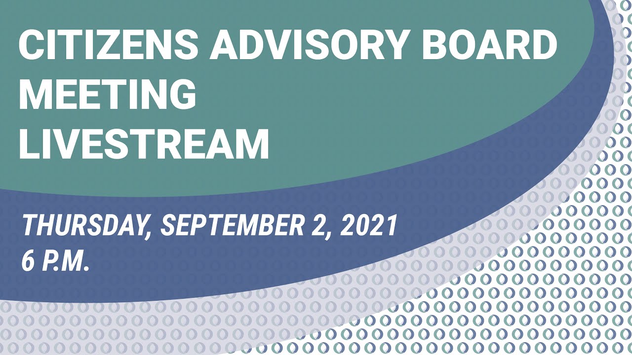 Eastgate's September Citizens Advisory Board Meeting - YouTube