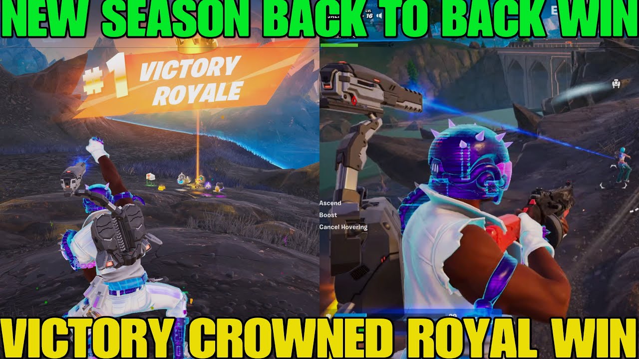 First Victory Crown Royal Win For This New Season - Zero Build ...