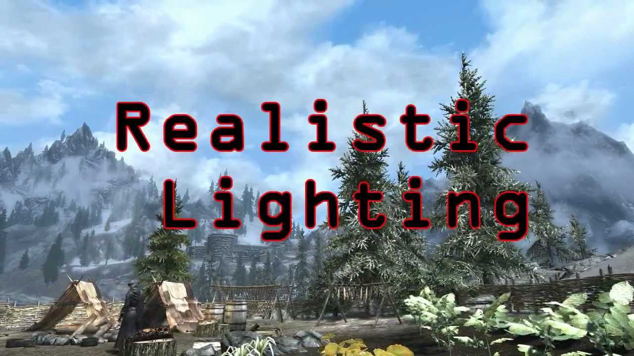 Skyrim Mods - Realistic Lighting With Customization - YouTube