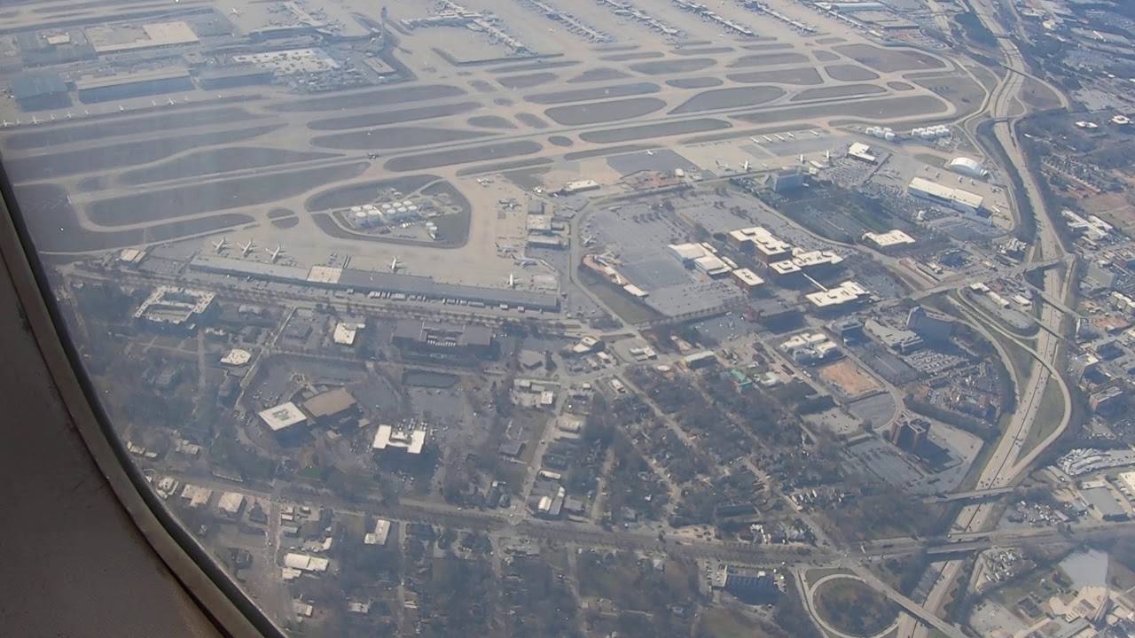 New Years flight over ATL 01-JAN-2020 - YouTube