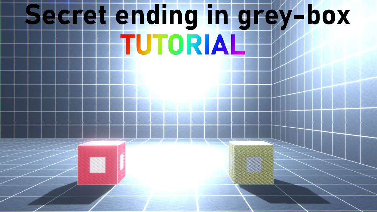 How to get to the secret ending in grey-box - YouTube