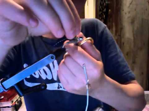 simple white, yellow clouser minnow - YouTube