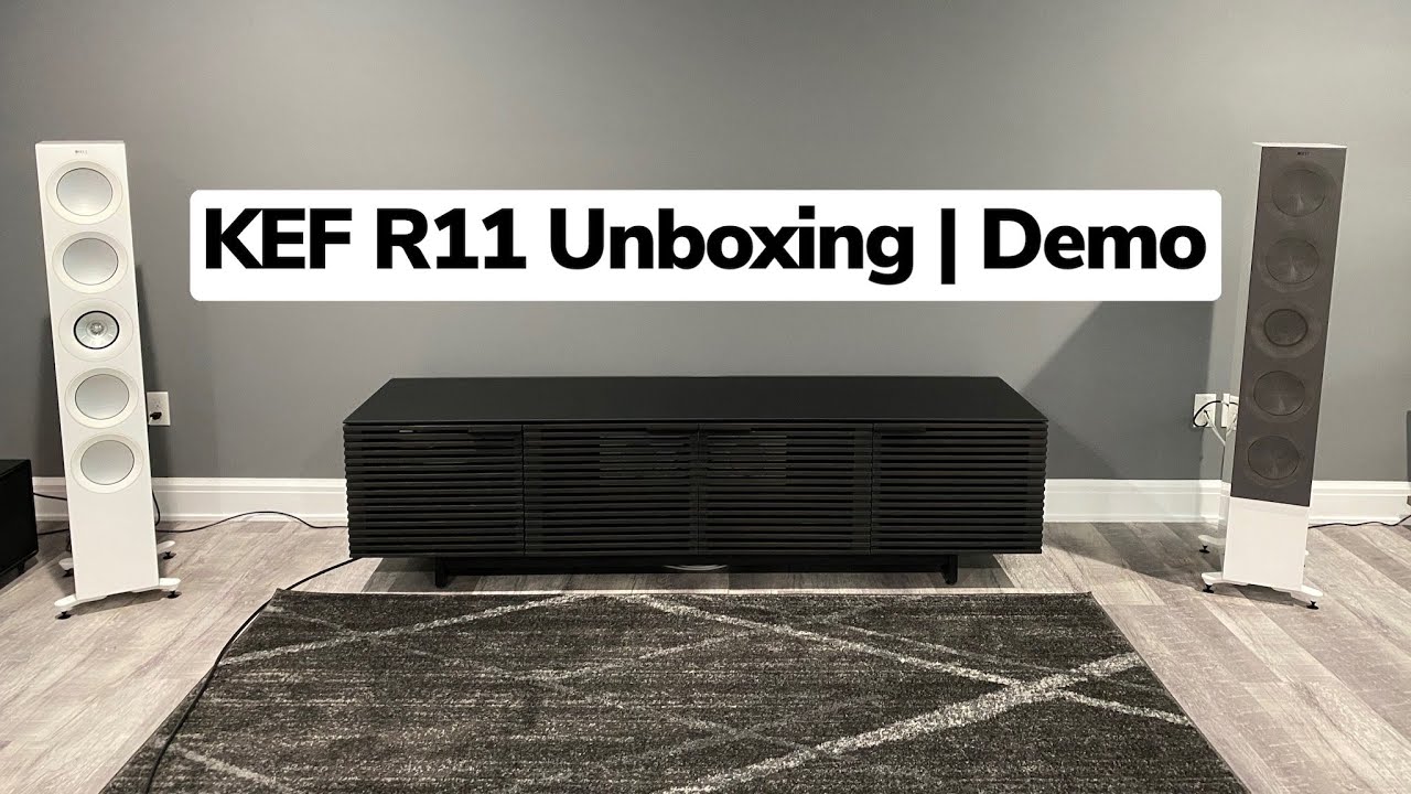 KEF R11 Unboxing | Demo - YouTube