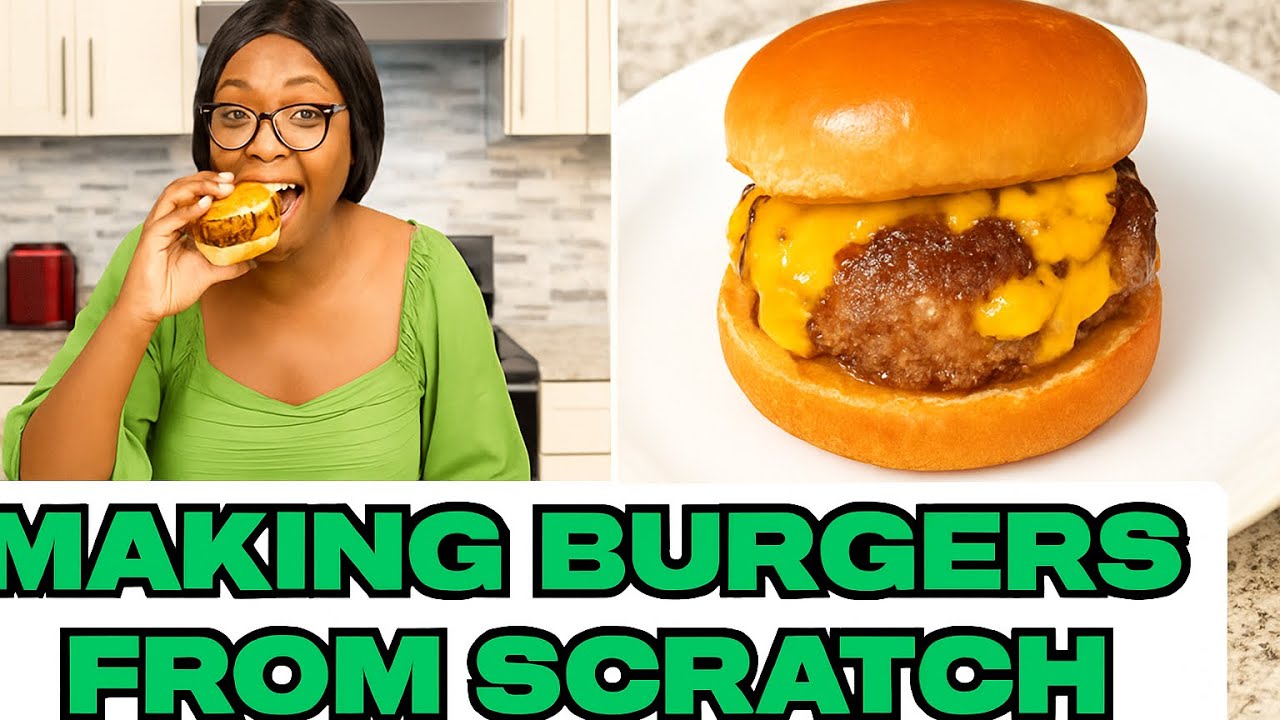 Making Delicious Burgers from Scratch - YouTube