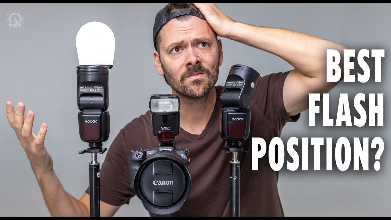 On Camera Flash Positions | 3 Techniques for GREAT Light - YouTube