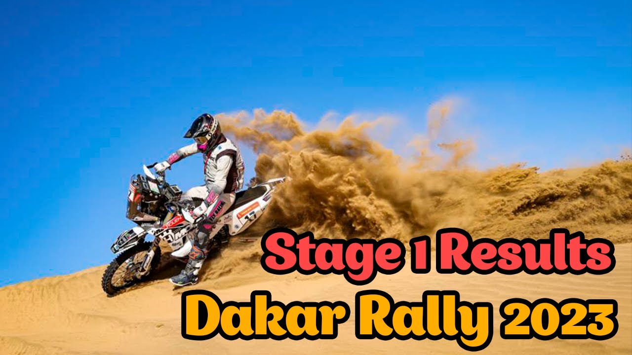 Stage 1 Results Dakar Rally 2023 - Bike. Daniel Sanders Win First Stage ...