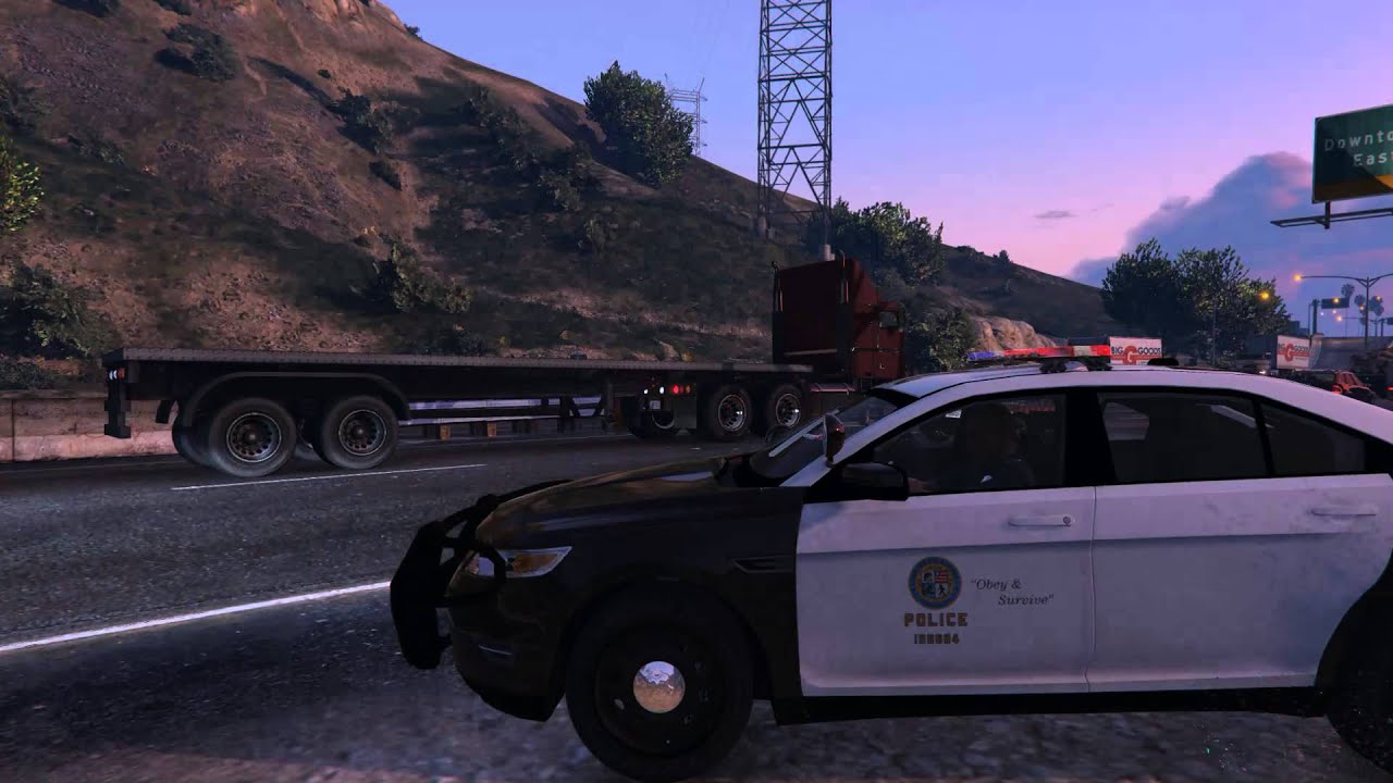 LAPD - Ford Taurus GTA V - YouTube