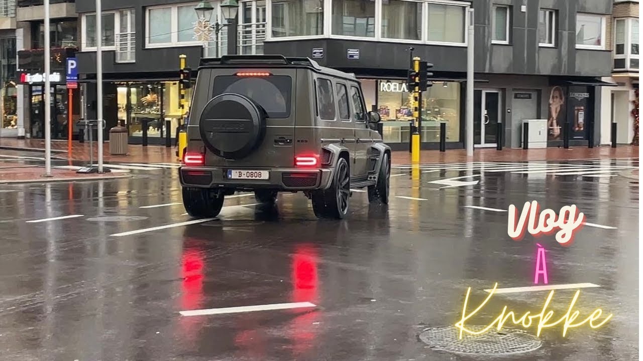 Vlog de carspotting à Knokke #2 (G800 Brabus, 911 GT3 Touring, Lambo ...