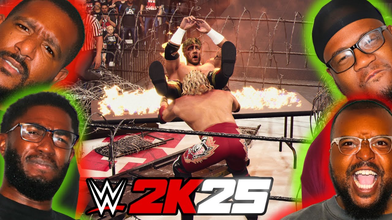 We Played the Most BRUTAL WWE 2K25 Mod… Barbed Wire Deathmatch! - YouTube