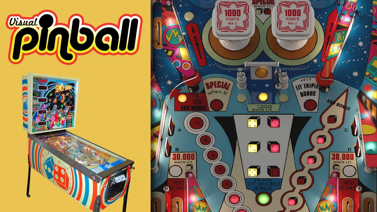 Space Gambler (Playmatic 1978) - Visual Pinball - YouTube