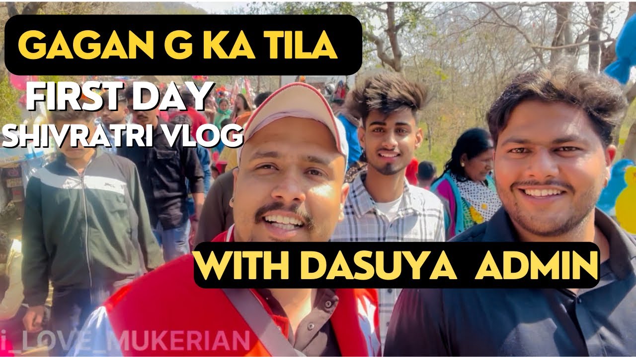 SHIVRATRTI VLOG || GAGAN G K TILA || FIRST DAY VLOG || #mukerian # ...