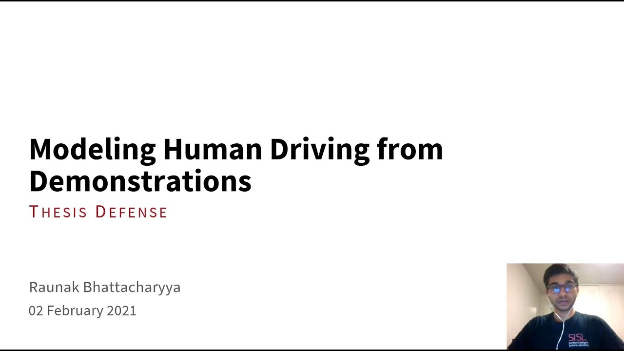 Modeling Human Driving from Demonstrations - YouTube