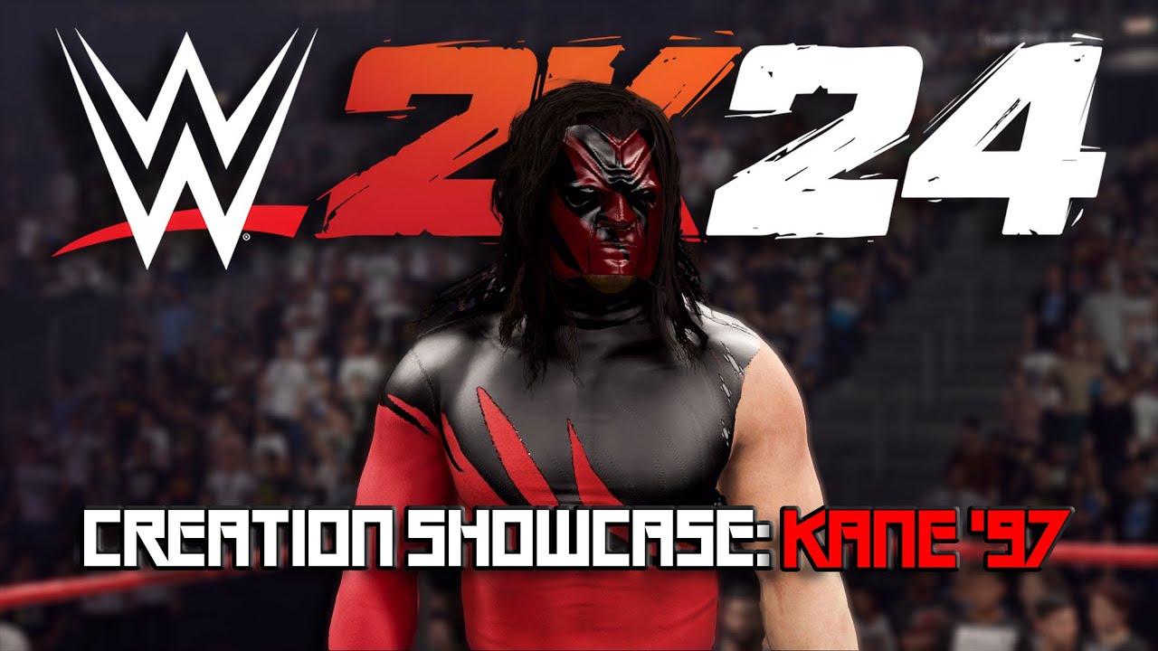 WWE 2K24 Creation Showcase: Kane '97 w/ One Sleeve - YouTube