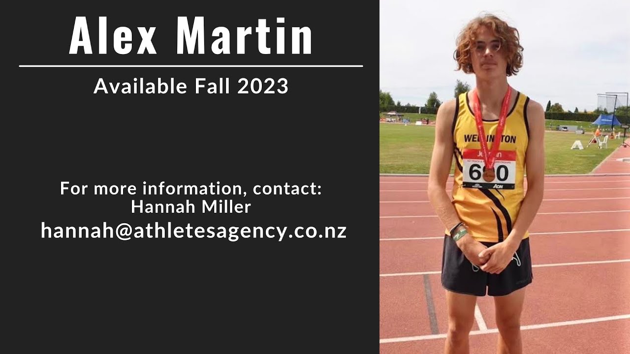 Alex Martin Fall 2023 U.S. College Track & Field Prospect - YouTube