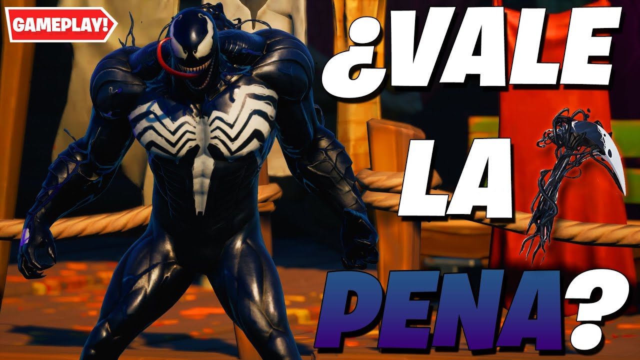 ¿VALE LA PENA COMPRAR LA SKIN VENOM? | Fortnite: Battle Royale ...