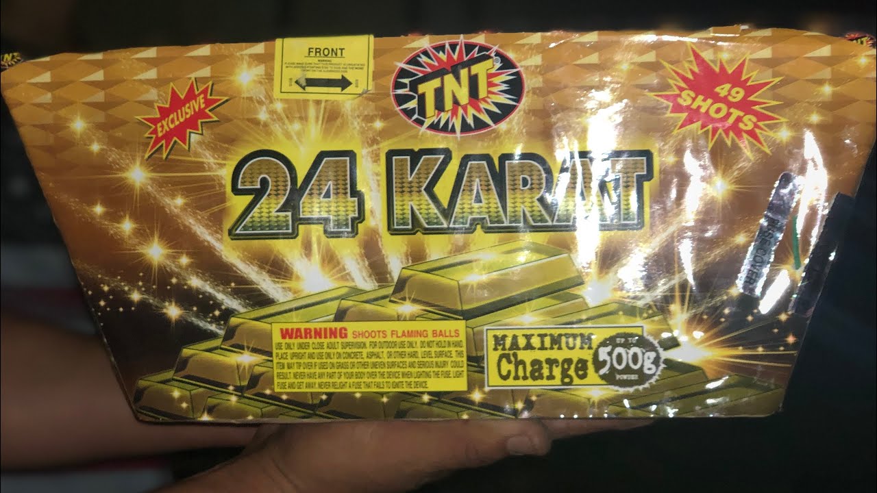 TNTs finest 24 karat firework - YouTube