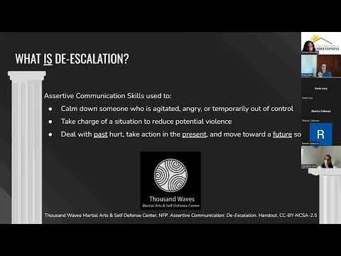 Crisis Intervention and De escalation Training - YouTube
