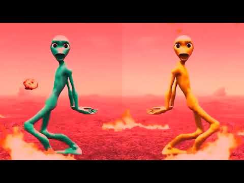 Alien dance/funny Alien dance/red alien dance with song/Dame tu cosita dance