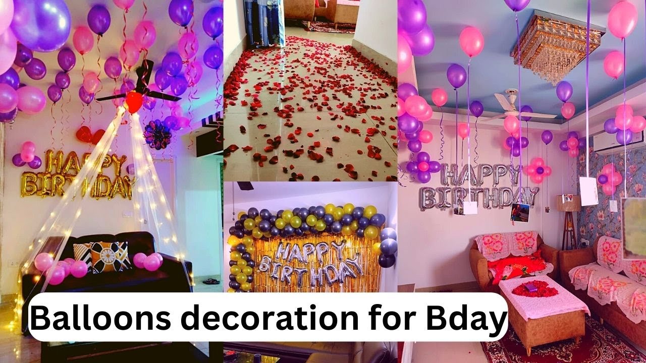 Balloon decoration ideas for Birthday party Noida, Goa, Mumbai, Nagpur ...