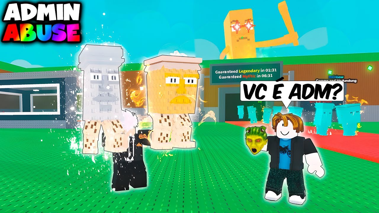 NOOB AO PRO COM PODERES DE ADMIN NO ROUBE UM BRAINROT - videoblogs.com