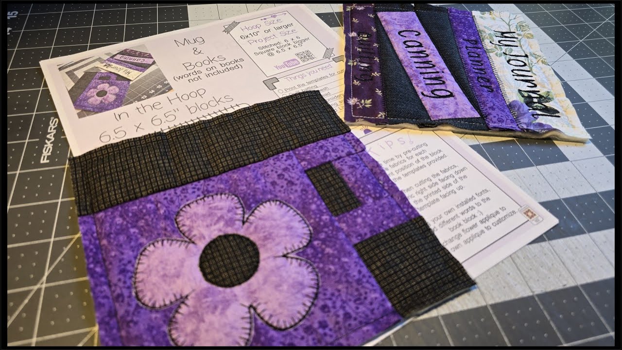 Mugs and Books ITH Quilt Blocks by Lisa Capen Quilts - QAYG & Pieced ...