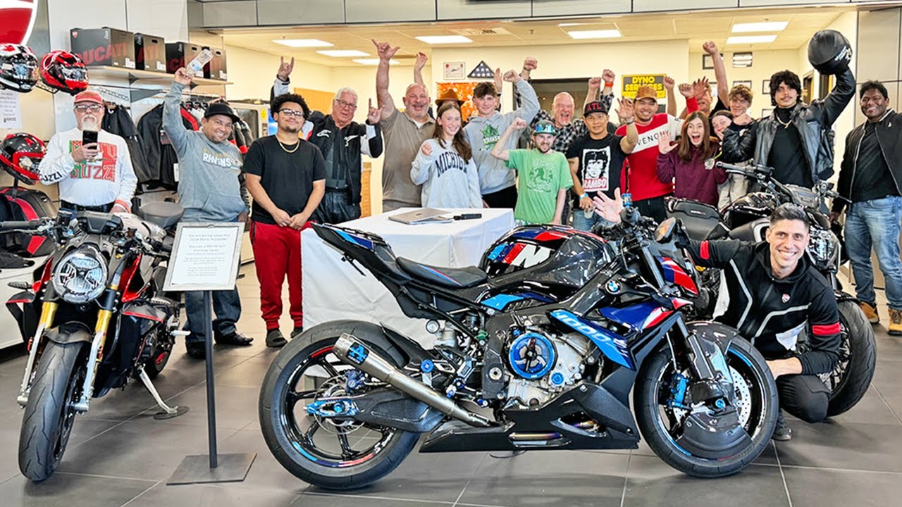 Giving Away a $50,000 Custom BMW M1000R!!! - YouTube