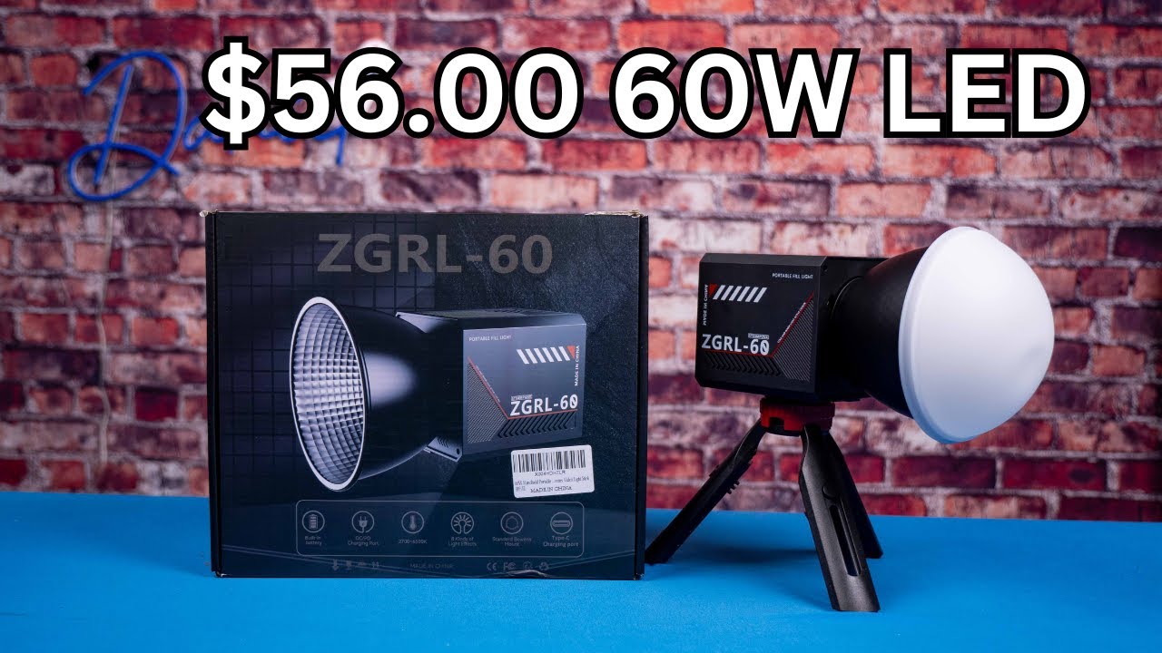 I Found The CHEAPEST 60W LED Light On Earth! $56.00 - YouTube