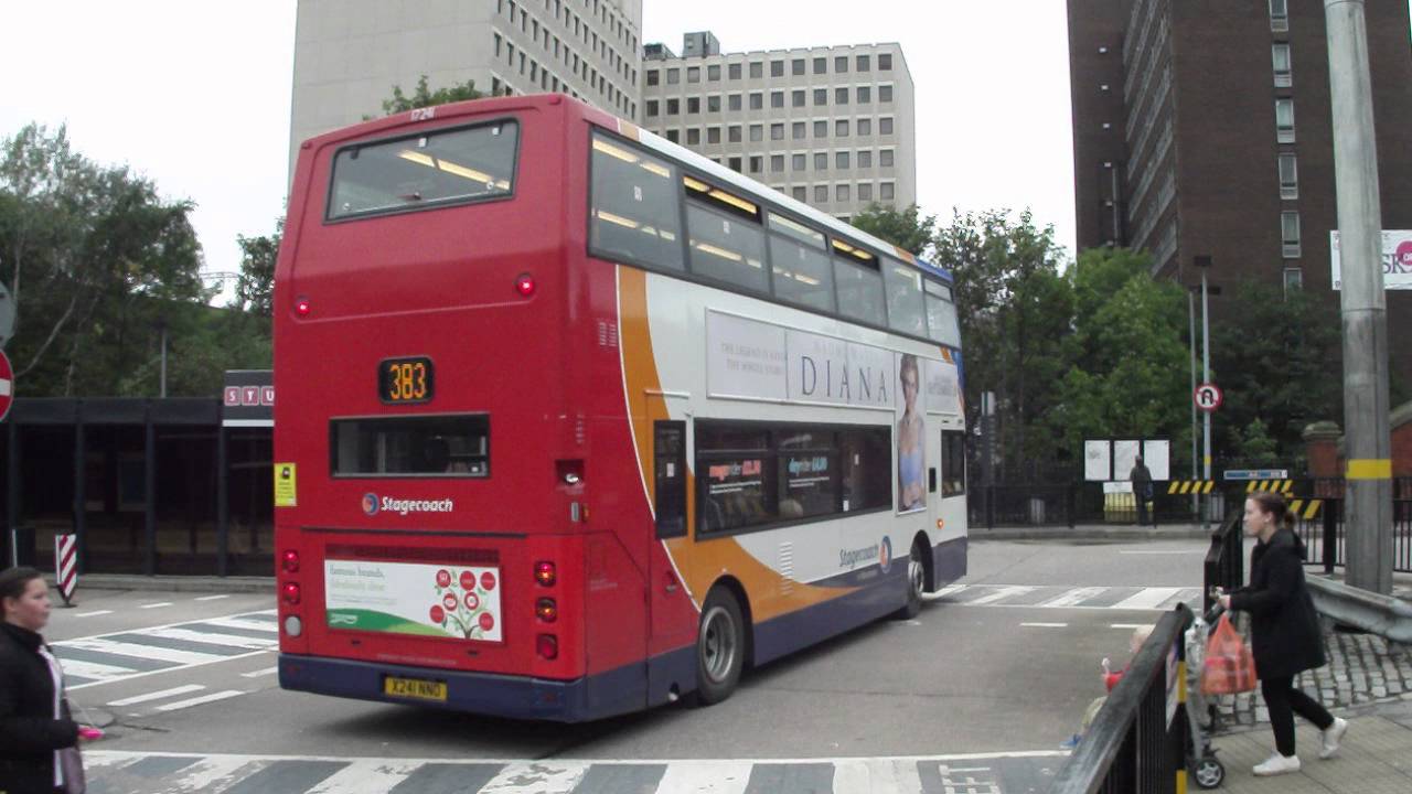 Stagecoach bus 17241 Reg X241nno on the 383 bus route in Stockport on ...