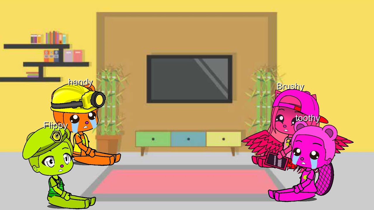 Brushy HTF and her friends reacting to Happy Tree Friends Still Alive ...
