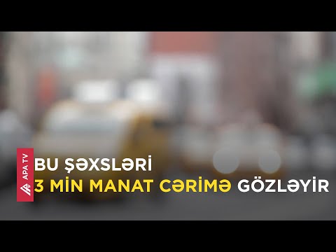 Taksi sürücüləri tibbi müayinədən keçirmi?  – APA TV