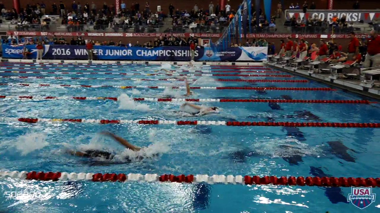 Women's 100 Backstroke C Final | EAST | 2016 SPEEDO WINTER JR ...