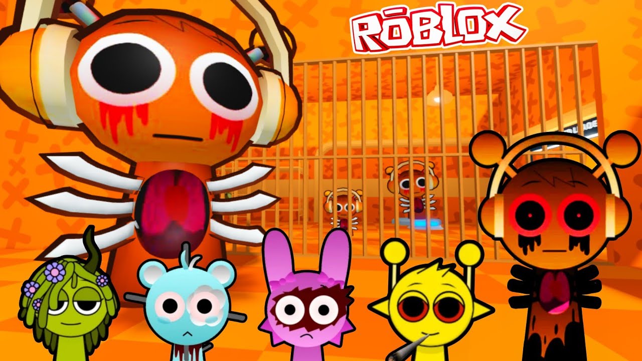 Sprunki Horror Oren Plays Sprunki Horror Oren Prison Run Obby in ROBLOX ...