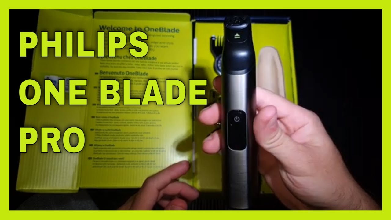 PHILIPS ONE BLADE PRO [UNBOXING & REVIEW] - YouTube