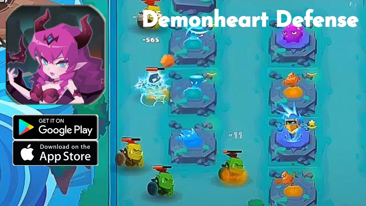Demonheart Defense Gameplay Android IOS - YouTube