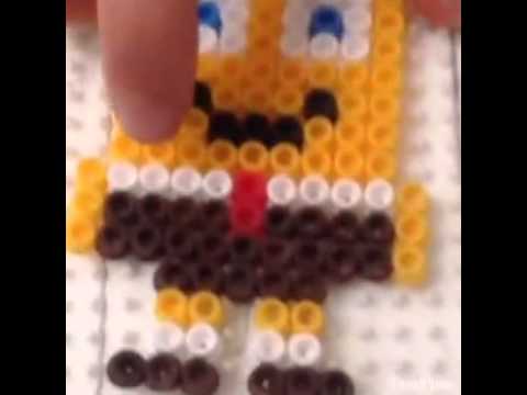Spongebob in pyssla - YouTube