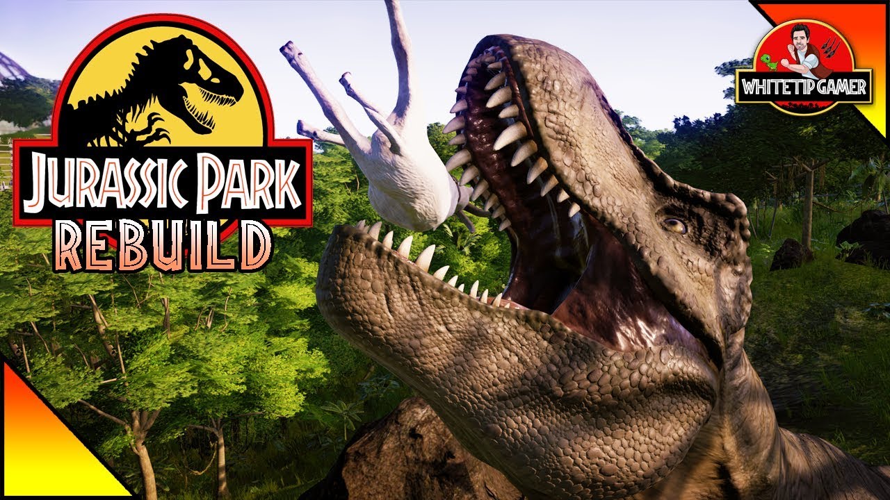 The T Rex Paddock! Rebuilding Jurassic Park | Jurassic World Evolution ...