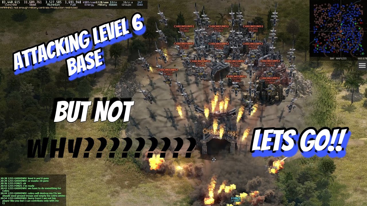 How to attack Level 6 Base on Base attack force - YouTube