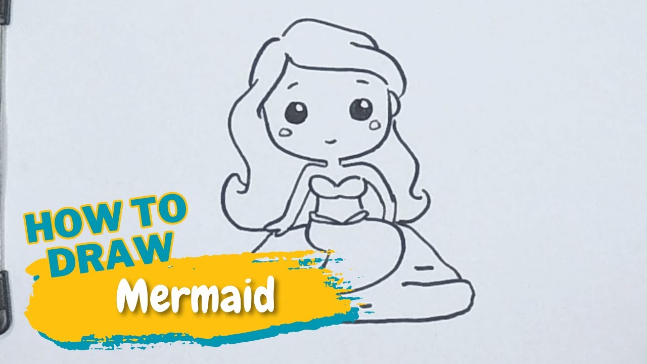 How to Draw Mermaid - YouTube
