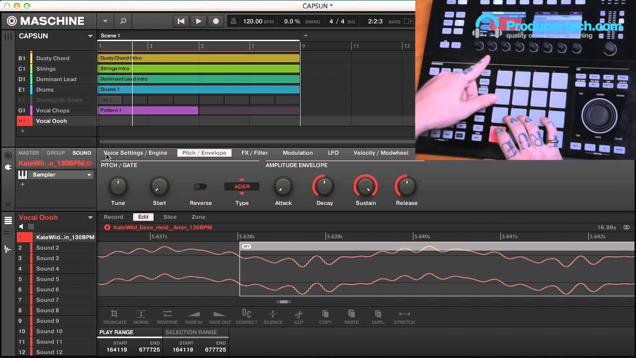 Creating a Trap Lead from a Vocal Sample - CAPSUN Course Excerpt - YouTube