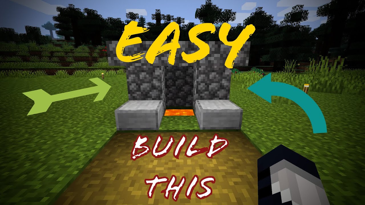 How To Build An Incinerator EASY In Minecraft PS4 - YouTube