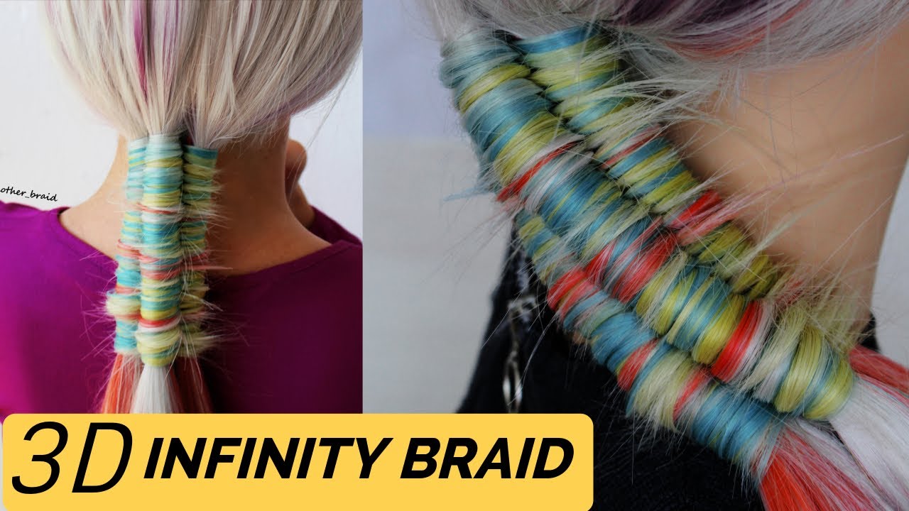 How to: 3D infinity braid with 3 strands by Another Braid - YouTube