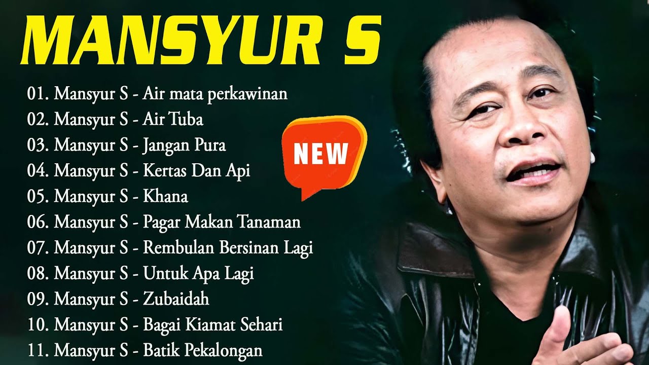 Mansyur S Full Album 💝 Lagu Terbaik Dangdut Lawas Nostalgia 80an 90an ...