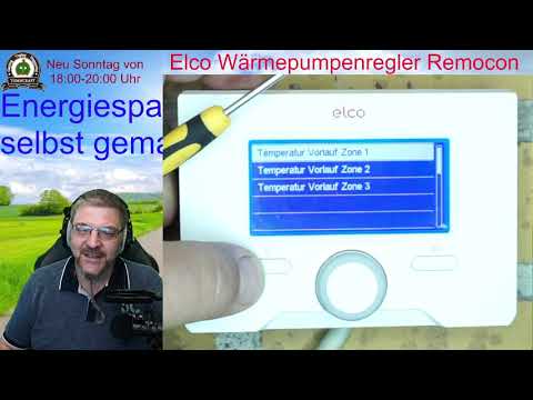 Energiesparen selbst gemacht #06/1 Elco Wärmepumpenregler Remocon leicht erklärt.