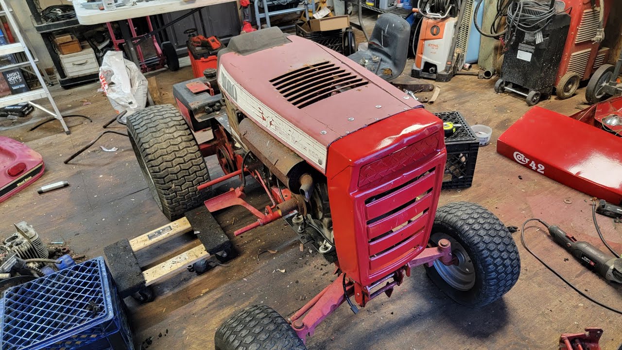 mud mower offroad build. wheel Horse 8 speed - YouTube